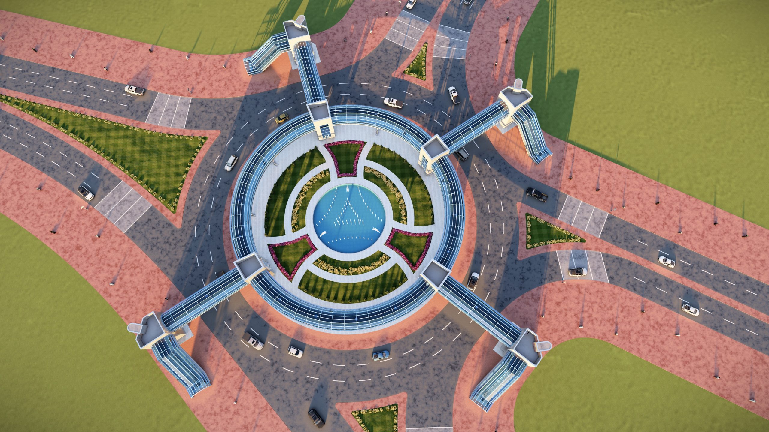 Al-Awqaf Roundabout in alramadi – Arch. Wail Al-Samarrai